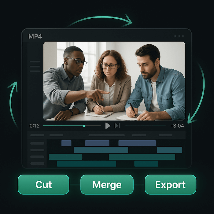 MP4 Video Editor - Edit Videos Easily and Quickly with AI